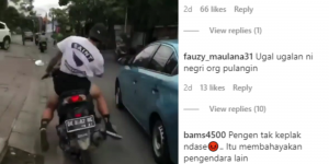 Duh, Viral Video Bule Ugal-ugalan Naik Motor di Bali